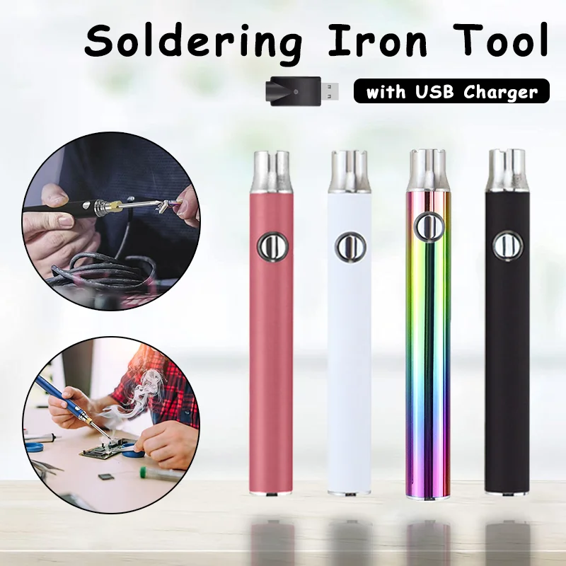 510-Thread-Battery-Cart-Pen-Portable-Electric-Soldering-Iron-Welding ...