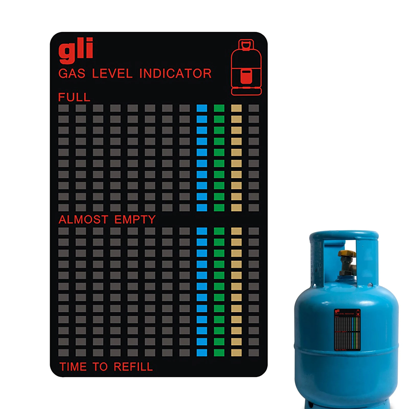 Magnetic-Gas-Cylinder-Tool-Gas-Tank-Level-Indicator-Propane-Butanes-LPG ...