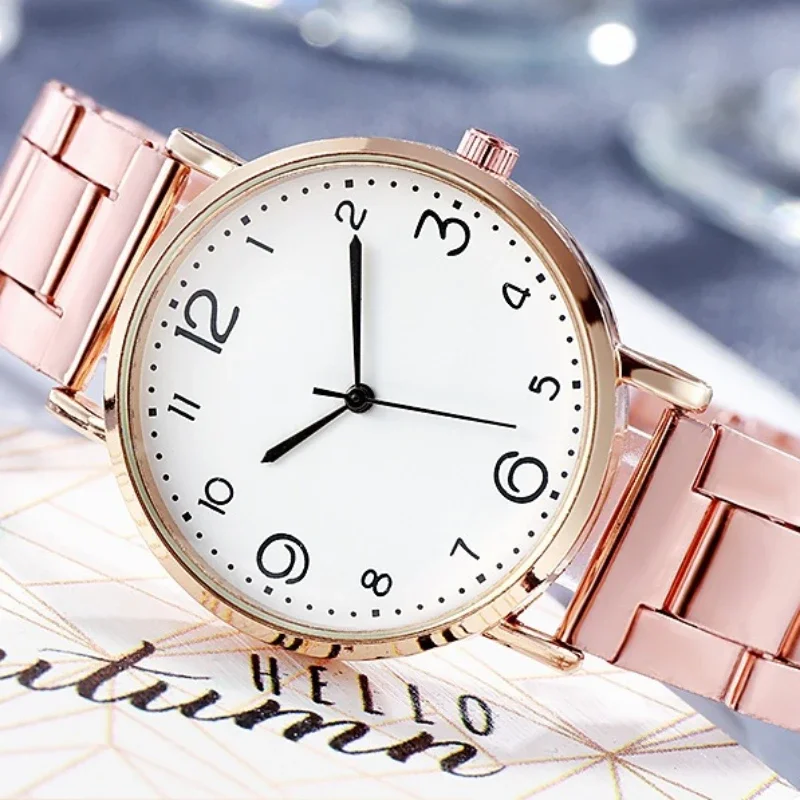 Stainless-Steel-Women-s-Watches-Simple-Quartz-Wristwatches-Elegant ...