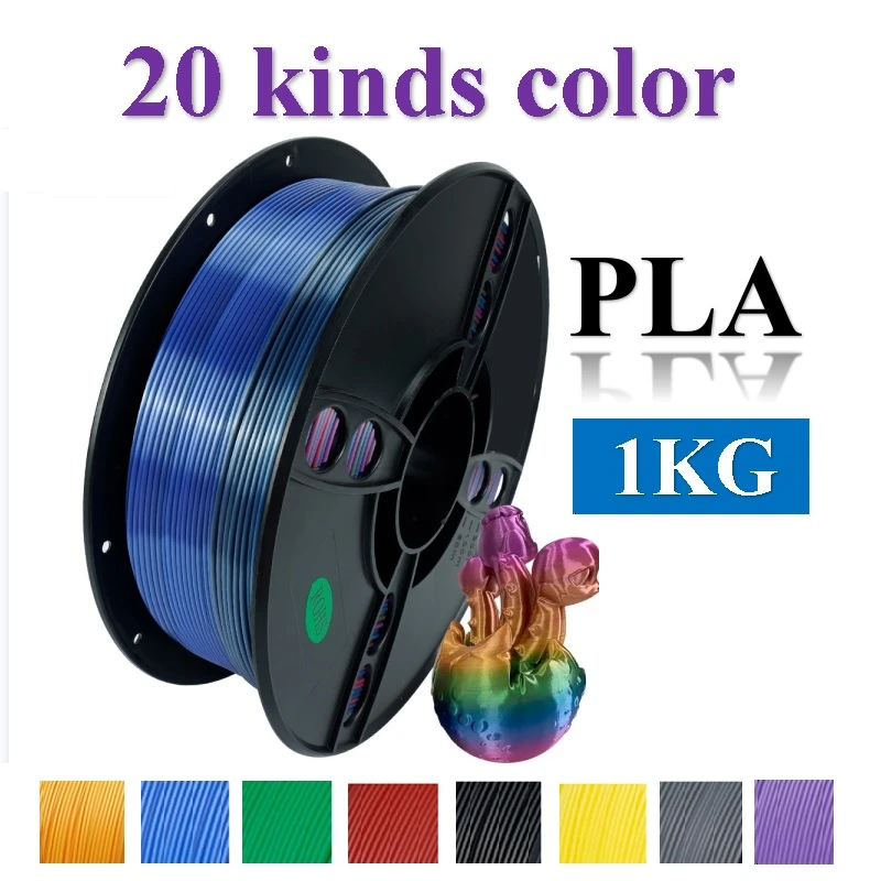 PLA Filament 1.75mm 3D Printer Filament 3D Printing Plastic Material No ...