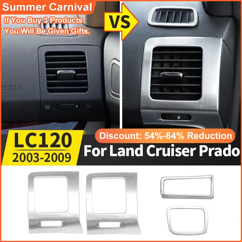 For-2003-2009-Toyota-Land-Cruiser-Prado-120-decoration-upgrade-air ...