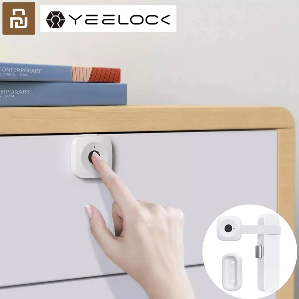 YEELOCK-Fingerprint-Drawer-Lock-Smart-Drawer-Cabinet-Lock-Keyless ...
