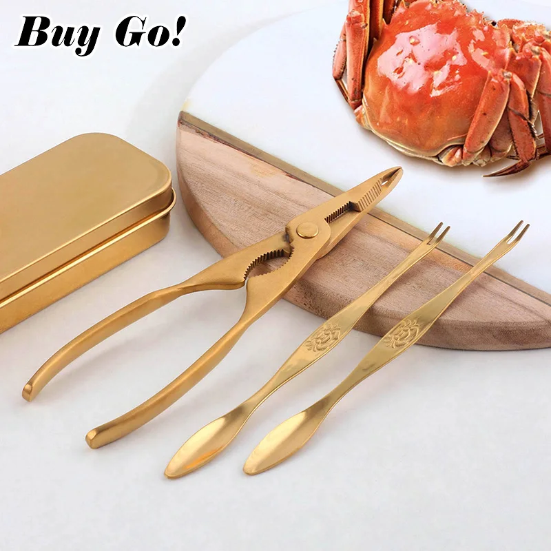 1-4Pcs-Stainless-Steel-Crab-Pliers-Shellfish-Lobster-Cracker-Seafood ...