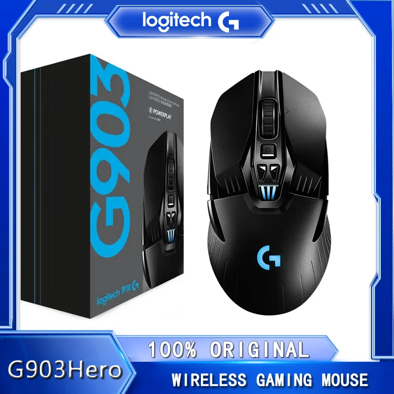 Logitech-G903-HERO-LIGHTSPEED-Wireless-Gaming-Mouse-RGB-25600DPI-Gaming ...