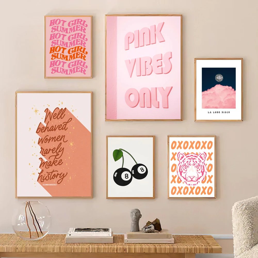 Pink Poster Frame
