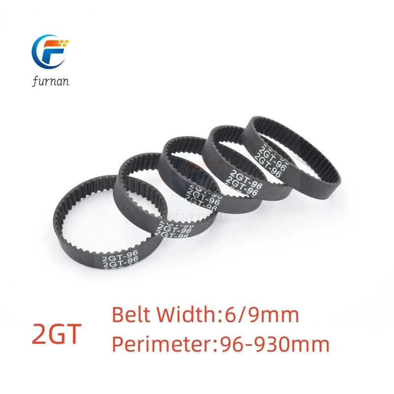 GT2-Synchronous-Timing-belt-Pitch-length-96-110-188-202-606-610-640-810 ...