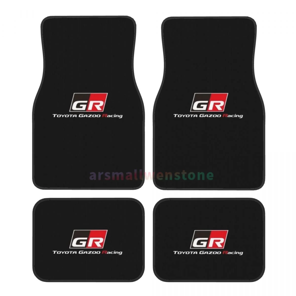 Gazoo Racing Car Floormat Heavy Duty Front Rear Rubber Floor Mats ...