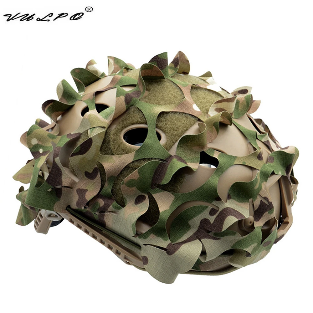 VULPO Tactical FAST Helmet Cover 3D Camouflage Helmet Cloth Cover For ...