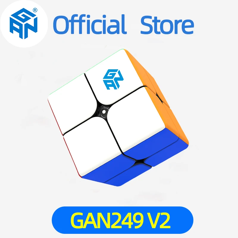 GAN 249 V2 Magic Speed gan Cube gan 2x2 249 Professional Mini Pocket ...