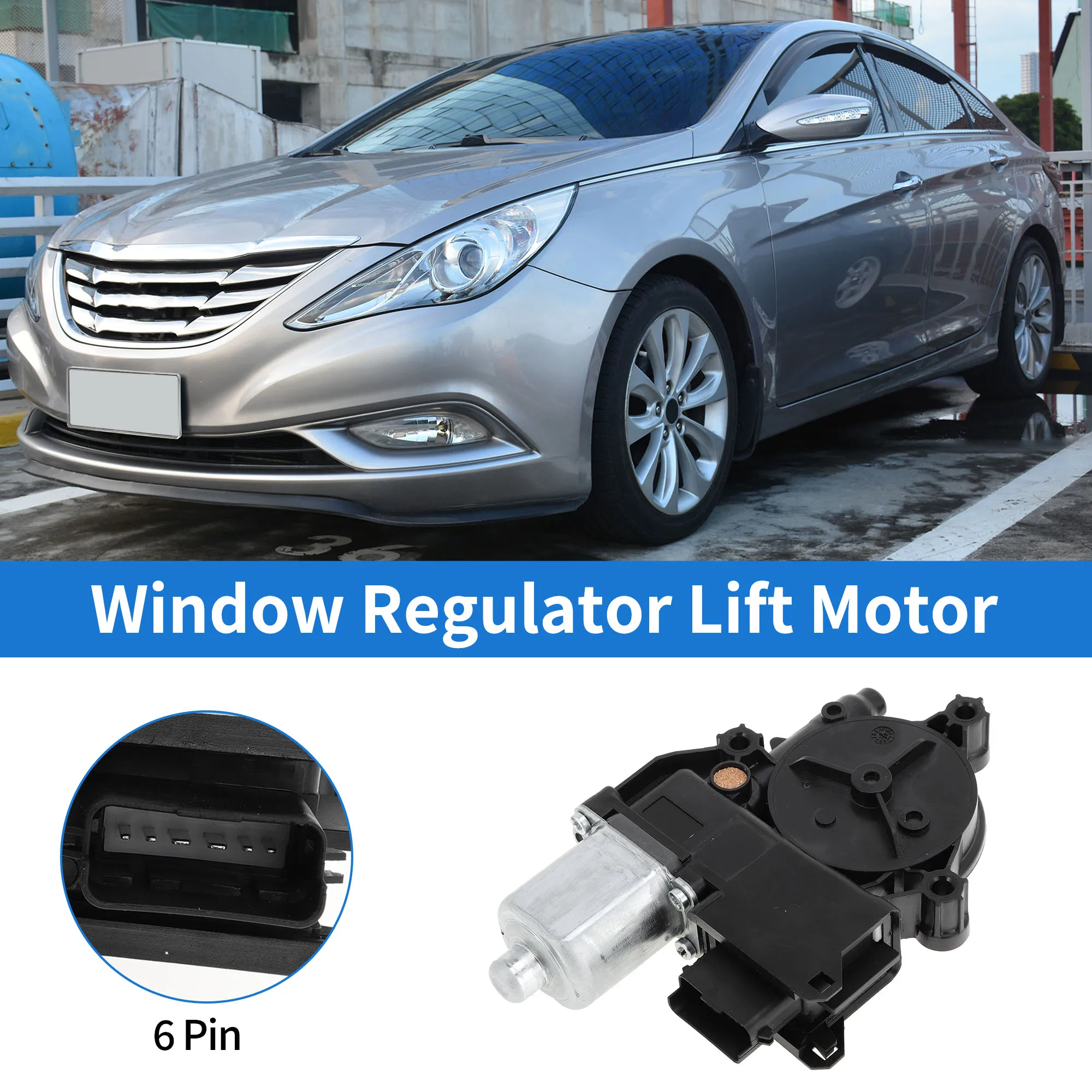 UXCELL No.824503S011 Power Window Regulator Lift Motor for Hyundai ...