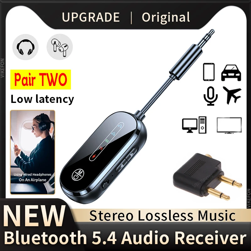 Receptor-y-transmisor-de-Audio-con-Bluetooth-5-4-adaptador-inal-mbrico ...
