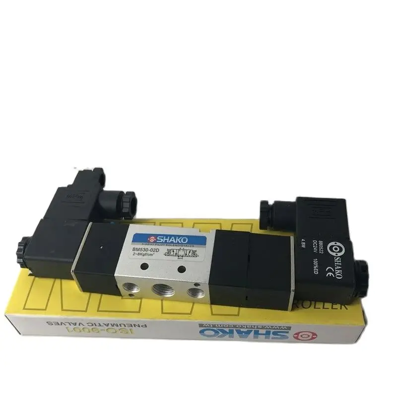 Pneumatic-Electromagnetic-Directional-Valve-BM520D-BM530-02D-AC220V ...