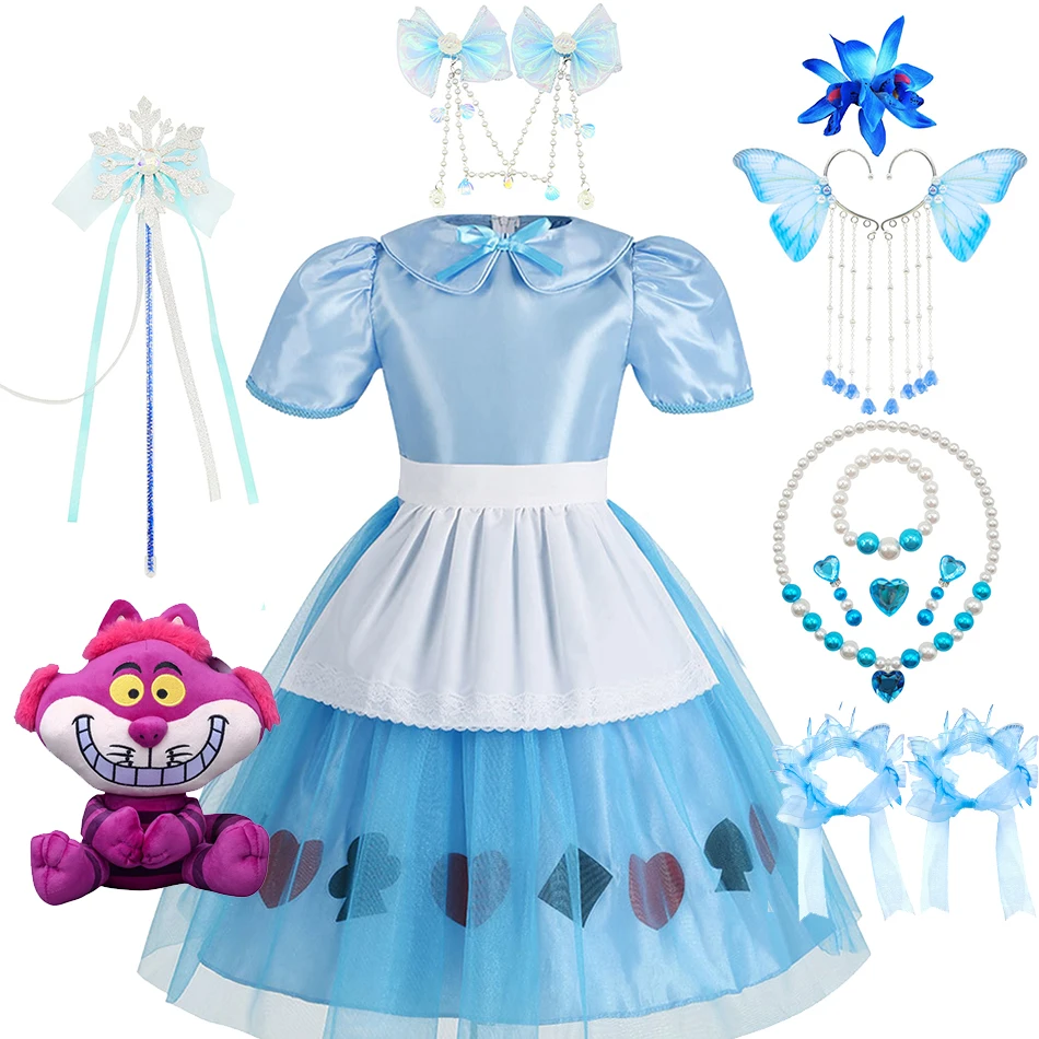 Disfraz-de-Alicia-en-el-pa-s-de-las-maravillas-para-ni-as-trajes-de ...