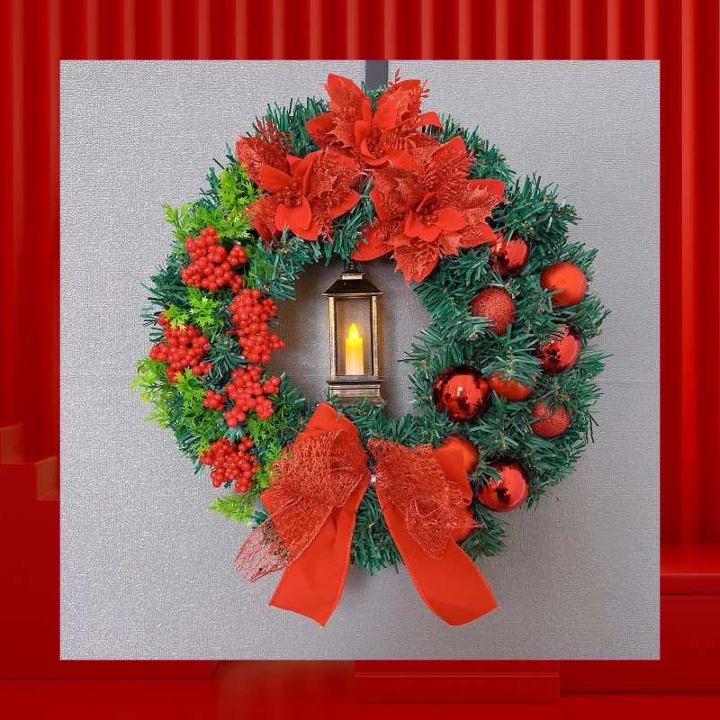 Christmas-Wreaths-Christmas-Simulation-Wreaths-New-Year-Scene-Ornaments ...
