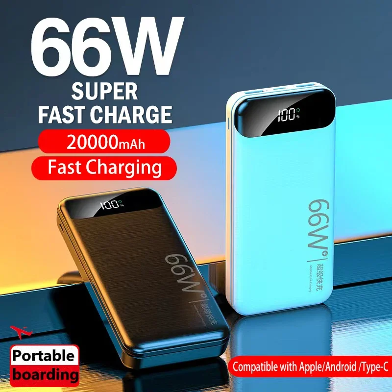 66W-Super-Fast-Charging-200000mAh-Power-Bank-for-Huawei-Samsung ...
