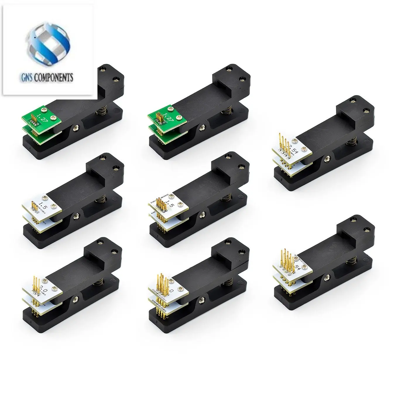 2.54mm spacing Test stand PCB clip Clamp Fixture fixture Probe pogo pin ...