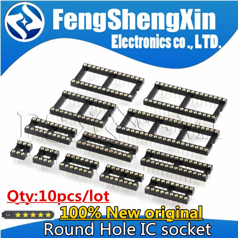10pcs-Round-Hole-IC-socket-Connector-DIP-6-8-14-16-18-20-24-28-40.jpg