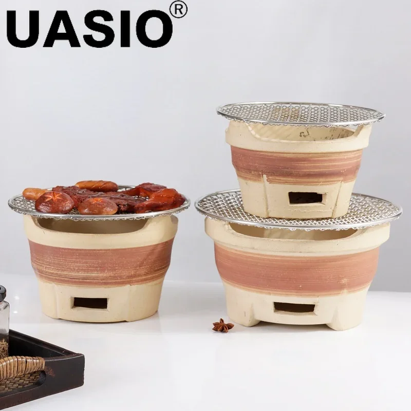Carbon-Mud-Soil-Stove-Charcoal-Old-Fashion-Clay-Oven-Barbecue-BBQ ...