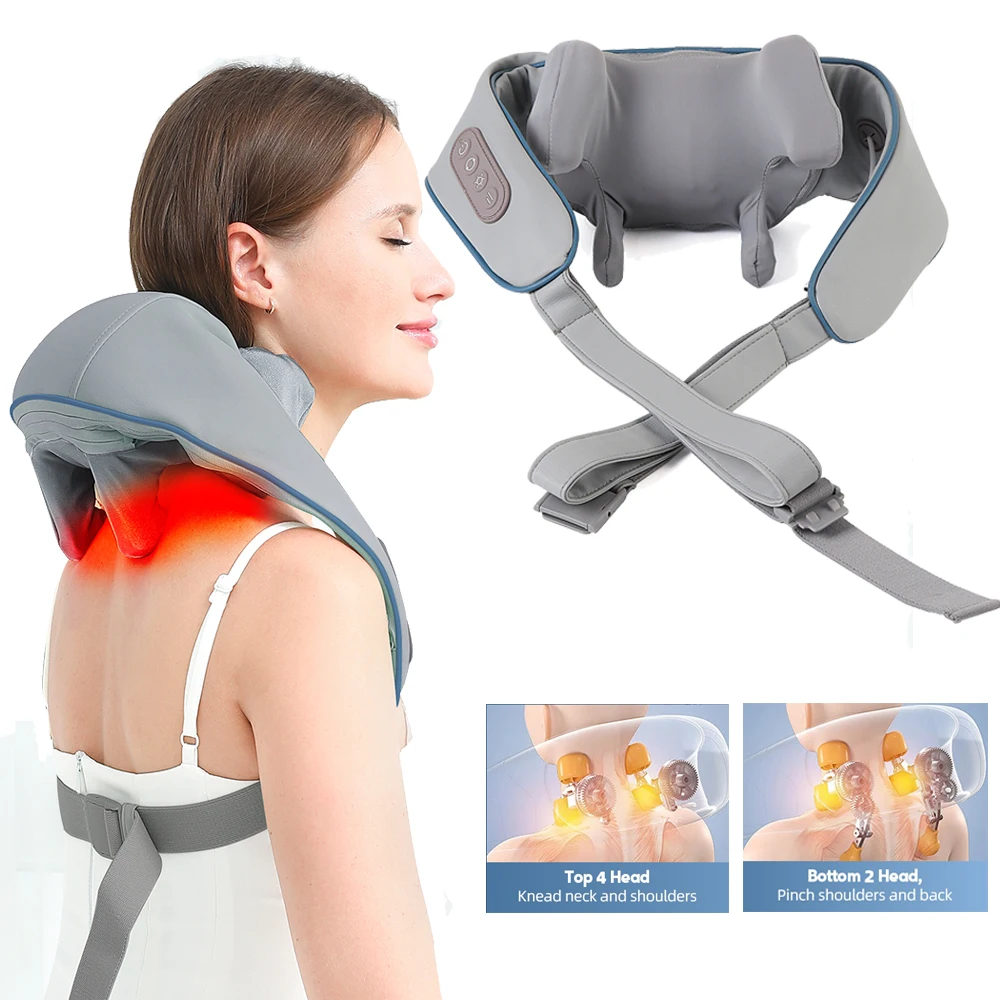 Neck-And-Shoulder-Massager-Wireless-Shiatsu-Kneading-Massager-Pillow ...