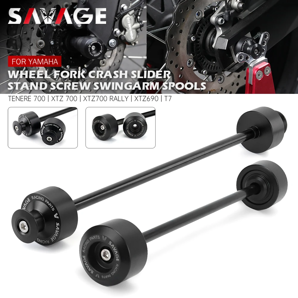 Front Motorcycle Forks | Rear Wheel Axle Fork | Axle Sliders | Crash ...
