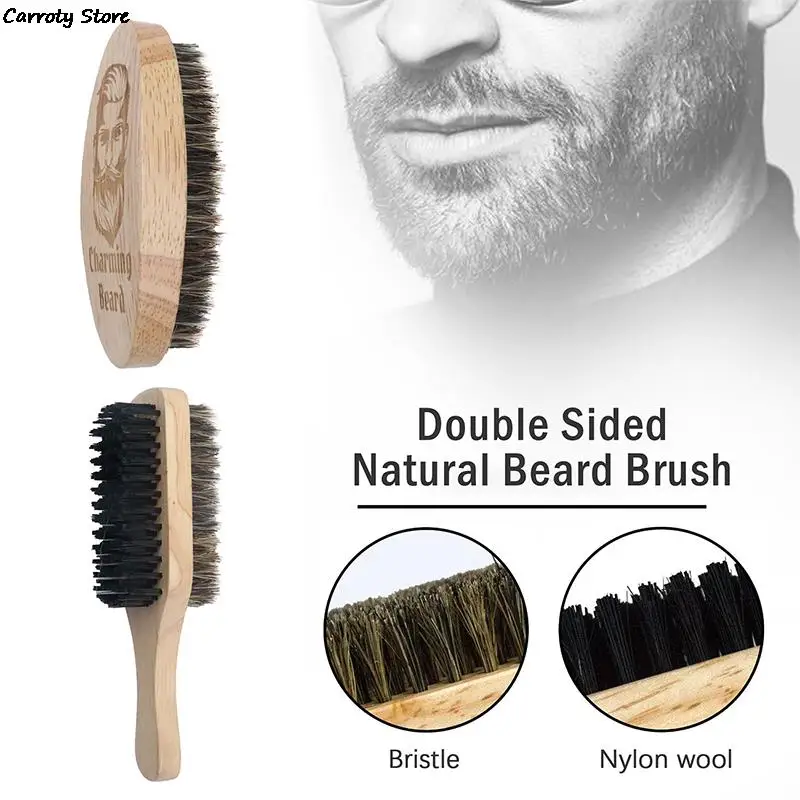 1PC-Eco-Friendly-Boar-Bristle-Men-s-Shaving-Brush-Portable-Barber ...