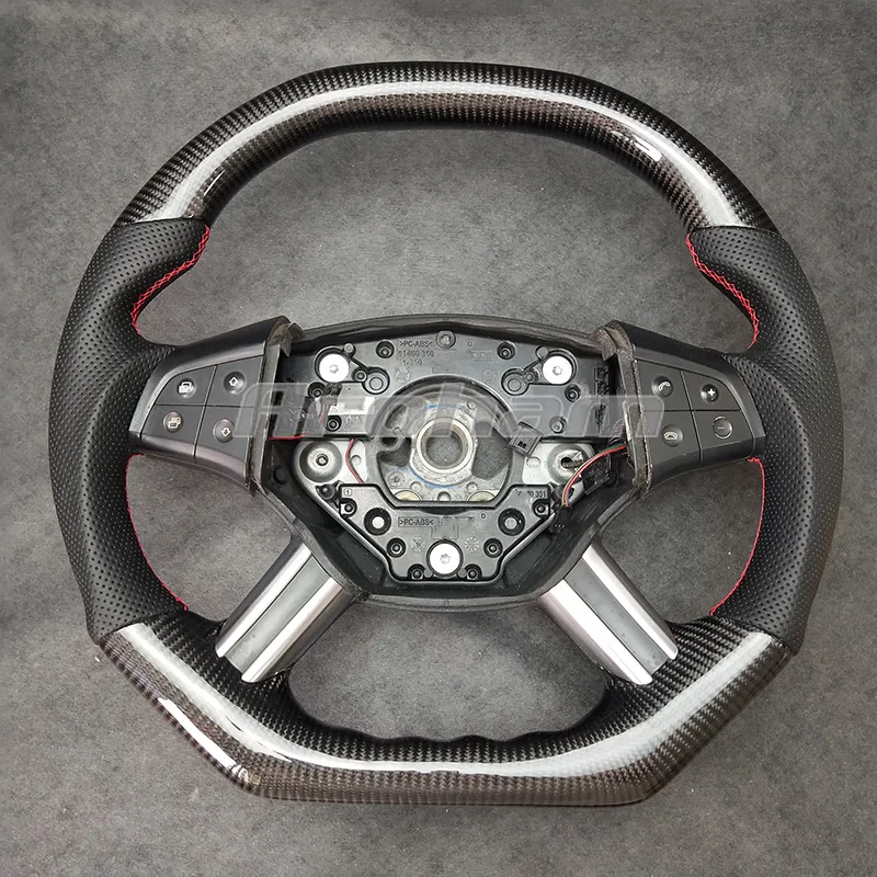 Carbon-Fiber-Steering-Wheel-Replacement-For-Mercedes-Benz-W164-M-class ...