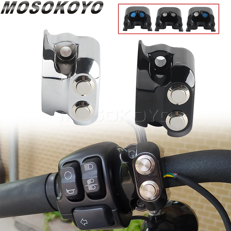 Motorcycle Self-Resetting Self-Locking Switch Handle Switch Push Button ...