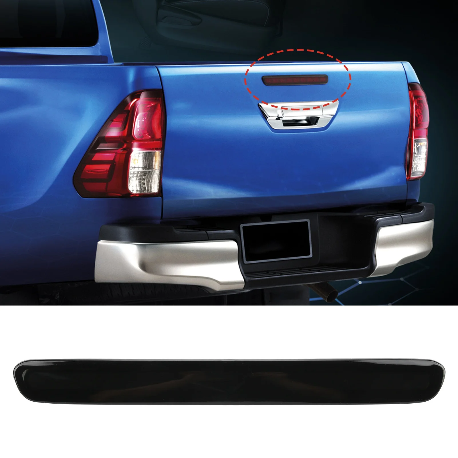 For-Toyota-Hilux-REVO-2015-2016-2017-1-Pc-High-Level-3rd-Brake-Lamp ...