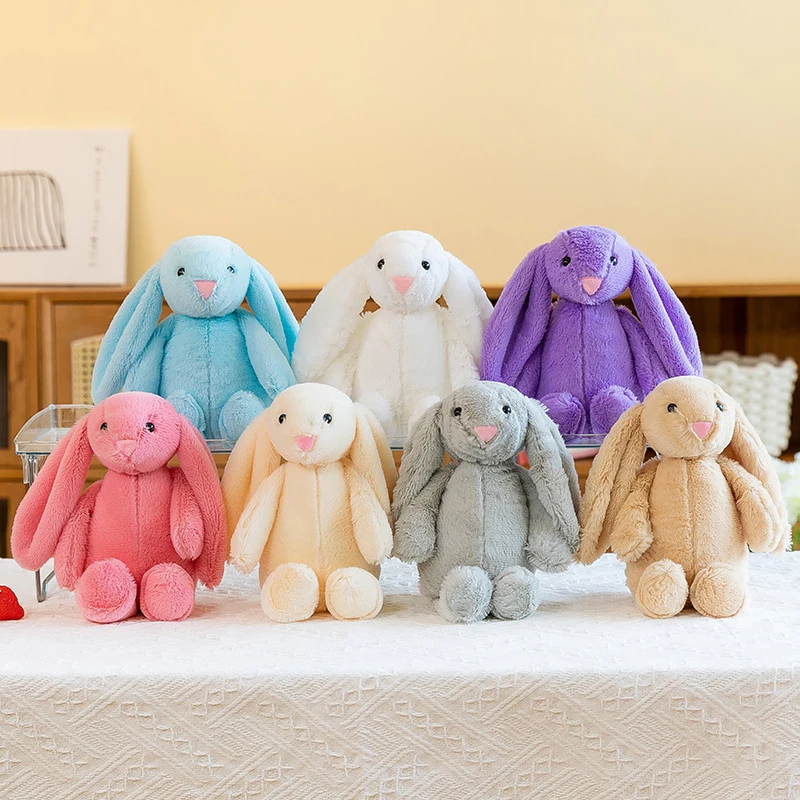 28cm-Cute-Bunny-Rabbit-Plush-Toy-Long-Ear-Soft-Stuffed-Doll-Girls-Kids ...