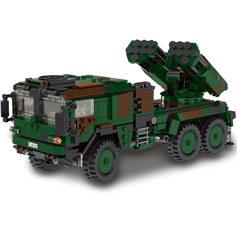 Military-Rocket-Gun-LARS-2-Building-Blocks-Germany-Truck-Army-Car ...