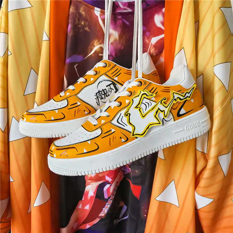 Anime-Demon-Slayer-Kimetsu-no-Yaiba-Agatsuma-Zenitsu-zapatos-de-Cosplay ...
