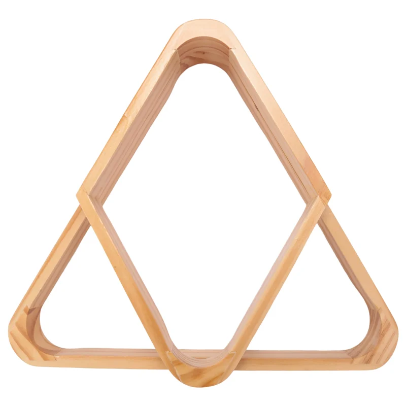 Wooden Billiard Ball Rack Billiard 8 Ball Triple cornered Rack and 9 ...