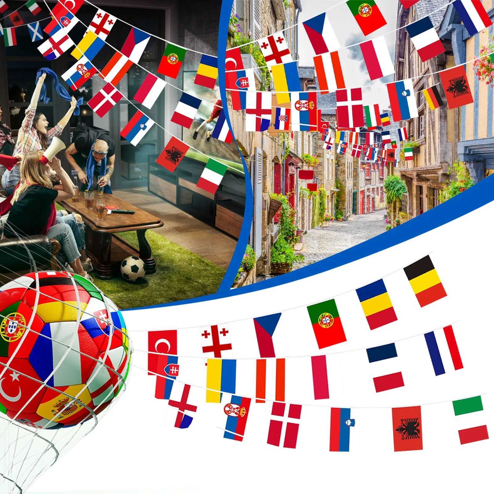 24pcs-NEW-Europe-Countries-Flag-Euro-Cup-Country-Flag-Bunting-National ...