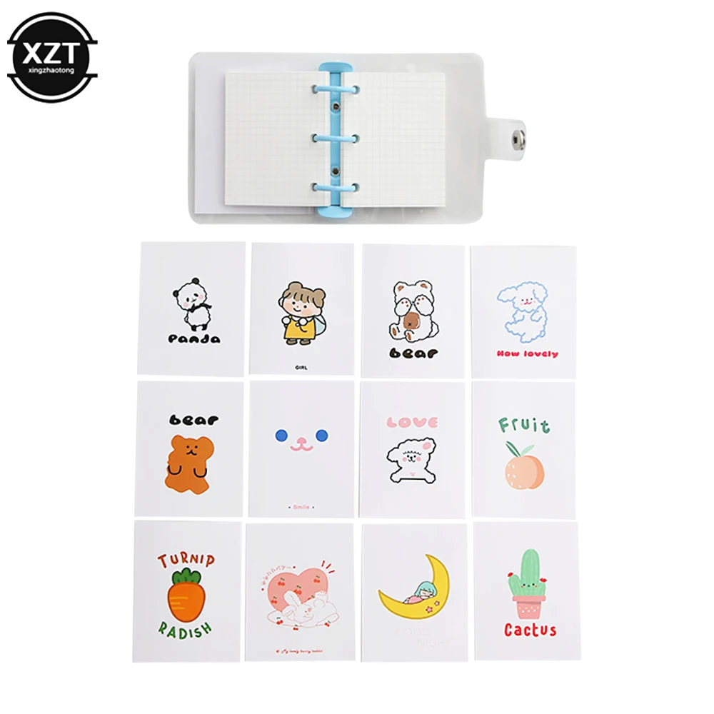 Mini-Simple-Style-Rogue-Dog-Charlie-Loose-Page-Handbook-Grid-Notebook ...