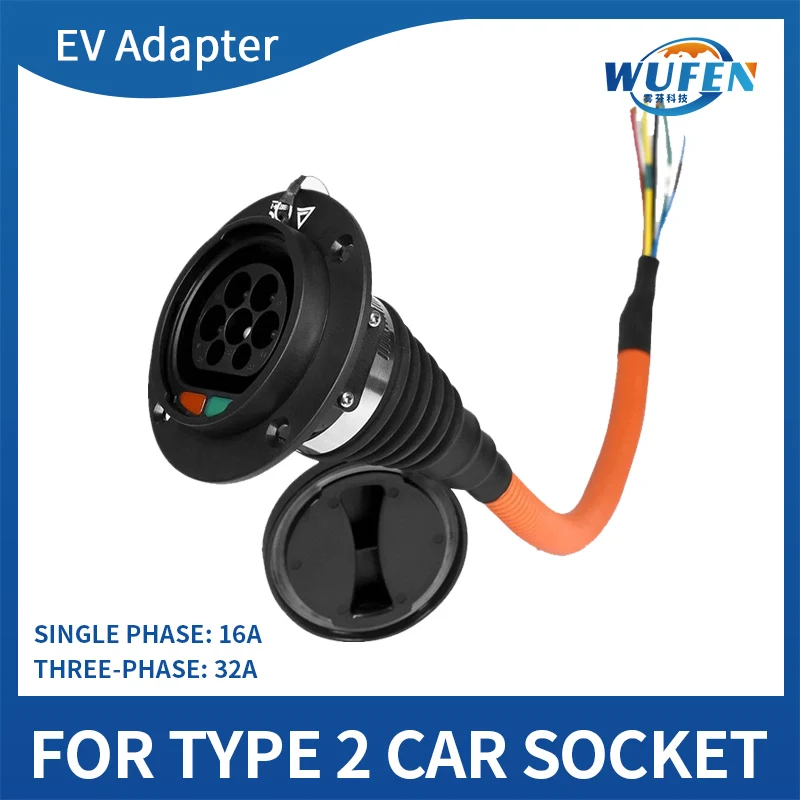 WUFEN-Type2-Male-Socket-with-Cable-for-Electric-Vehicle-Car-side ...