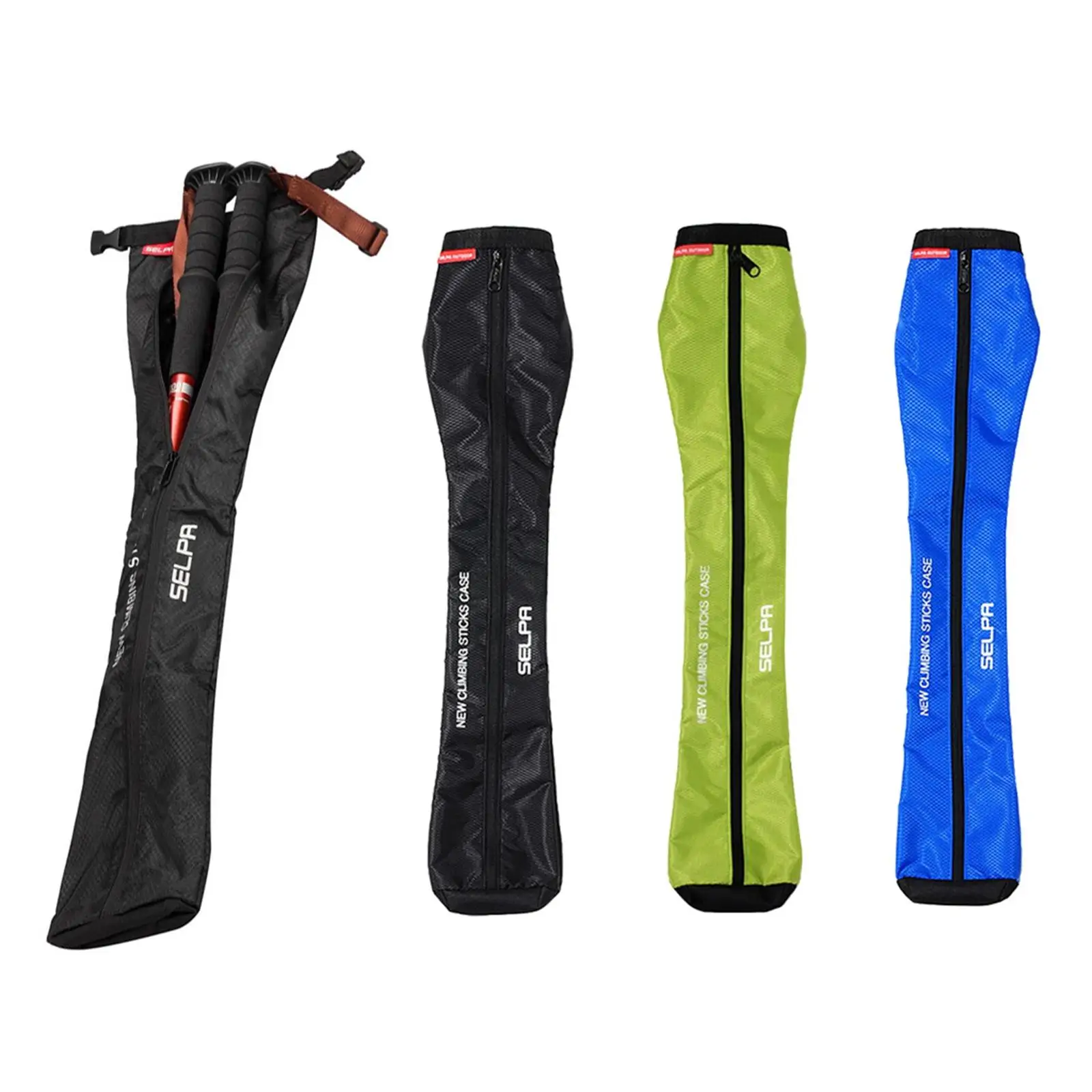 Hiking Patch Pocket Adjustable Portable Trekking Pole Storage ...