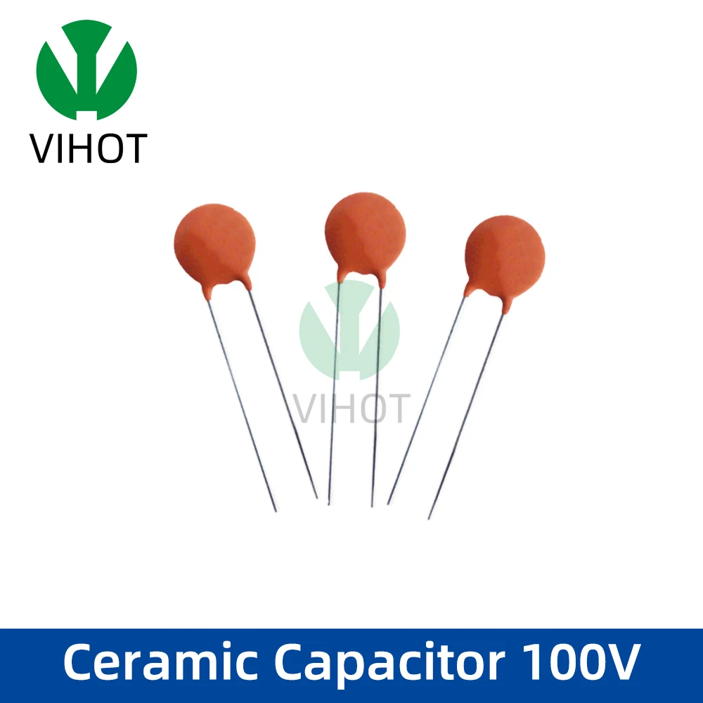 100pcs 100V Ceramic capacitor 2pF ~ 100nF 0.1uF 104 3PF 9PF 20PF 27PF ...