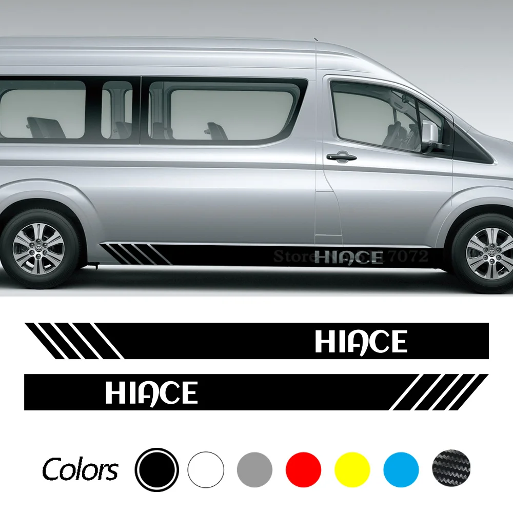 Car-Door-Side-Stickers-For-Toyota-Hiace-200-300-Van-Tuning-Accessories ...