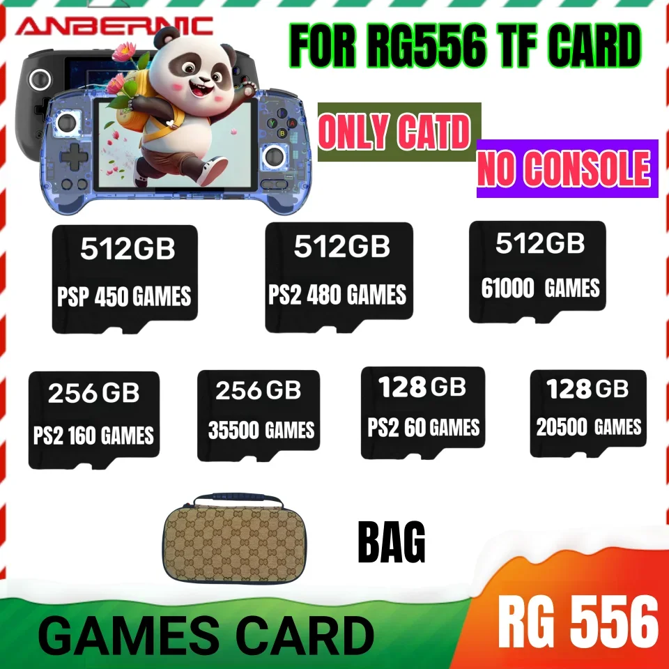 FOR-ANBERNIC-RG556-TF-Card-Portable-PS2-Handheld-Game-Console-Memory ...