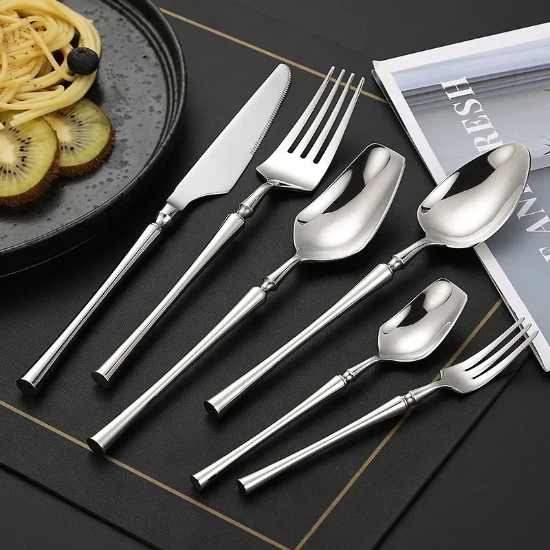 Western-Portable-Cutlery-Set-Travel-Tableware-304-Stainless-Steel ...