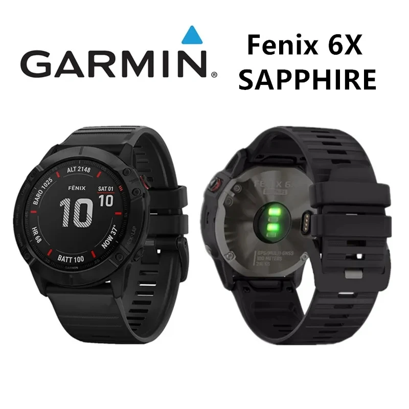 Garmin-Fenix-6X-SAPPHIRE-Sports-Watch-freq-ncia-card-aca-ao-ar-livre-sem-caixas-suporte.jpg