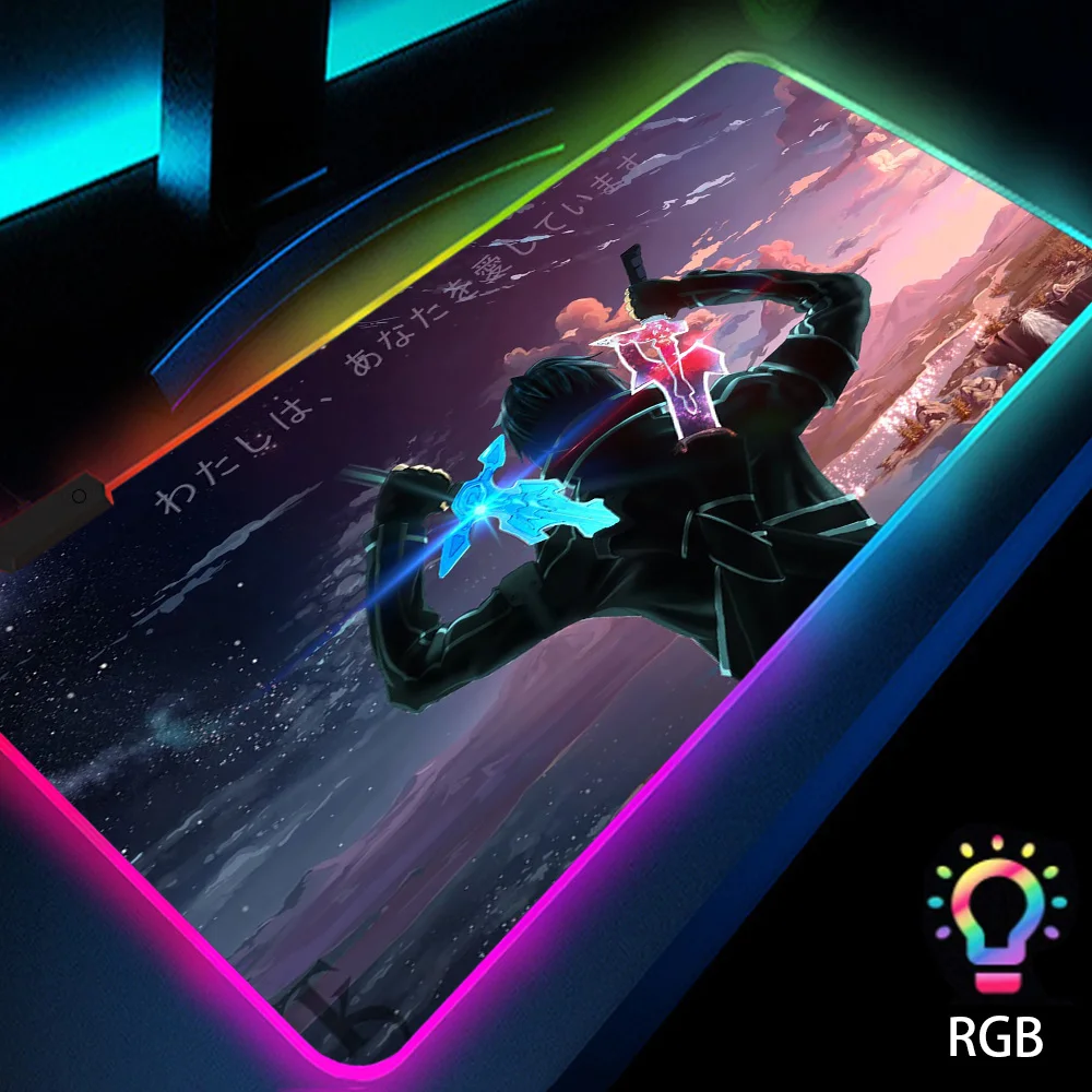 Rgb-Anime-Mouse-Pad-LED-Anime-Xxl-Desktop-Computer-Accessories-Kbdfans ...