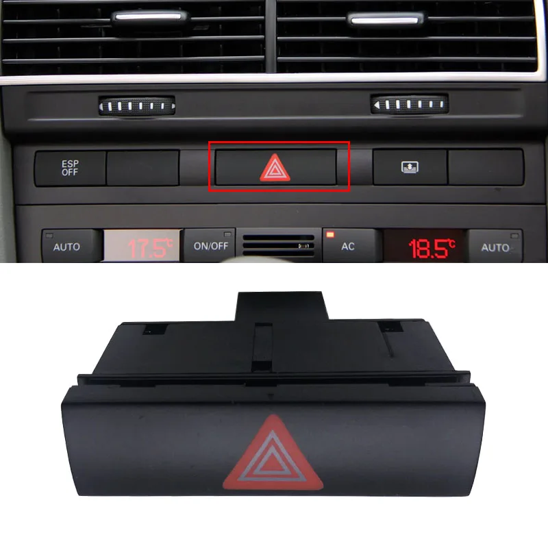 Car Emergency Light Switch Double Flash Warning Switch Hazard light ...