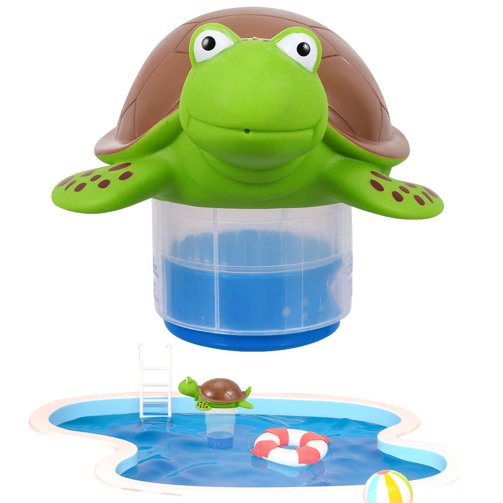 Pool Chlorine Floater Floating Chlorine Dispenser Turtle Shape Chlorine ...
