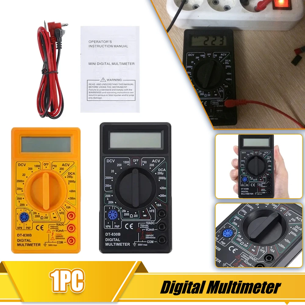 Digital-Multimeter-AC-DC-LCD-750-1000V-Voltmeter-Ammeter-Ohm-Tester ...