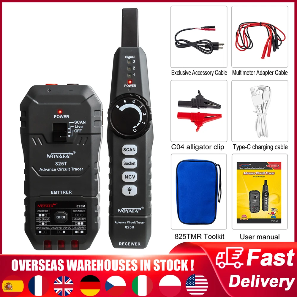 NOYAFA-NF-825-TMR-Optical-Wire-Meter-Tracer-Digital-Network-Cable ...