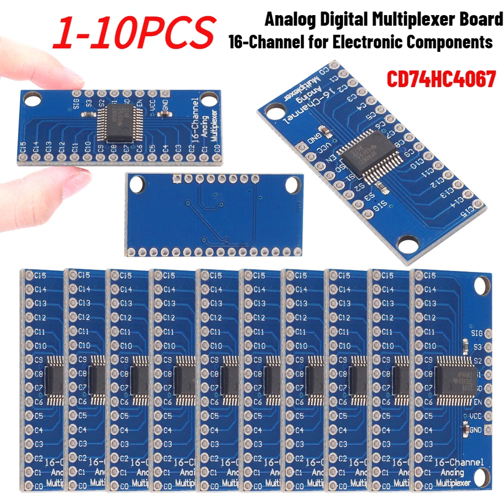 CD74HC4067-Analog-Digital-MUX-Breakout-Board-CMOS-Analog-Digital-Multiplexer-Board-Precise-16 ...