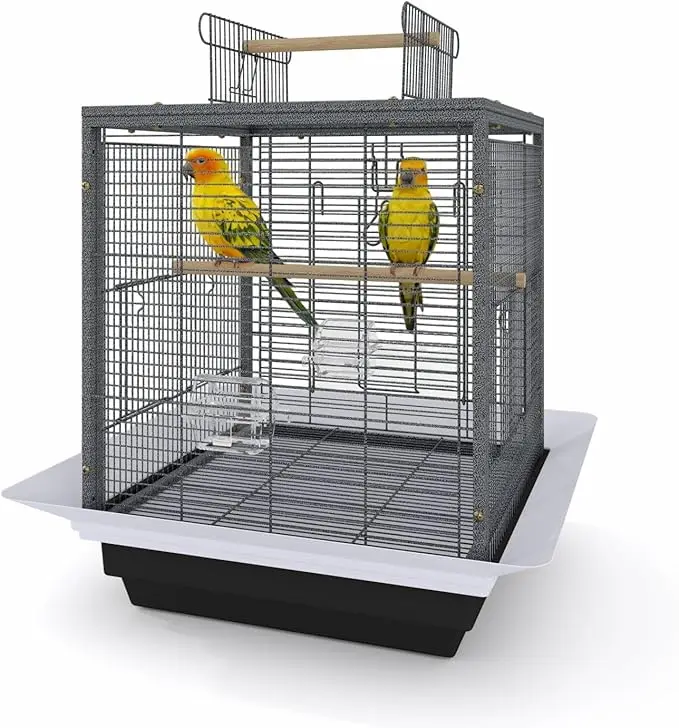 1 Set Of Metal Parrot Cage Luxury Metal Breeding Bird Villa Tiger Skin ...