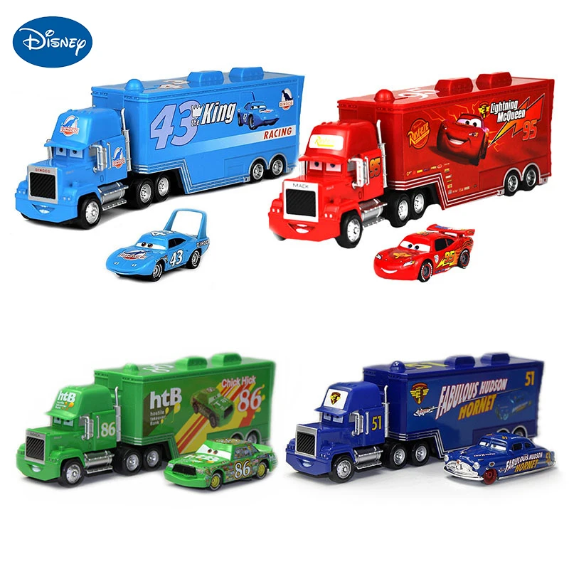 Disney-Toys-Pixar-Cars-3-Lightning-Mcqueen-Container-truck-Racing ...