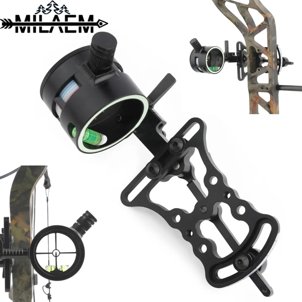 Archery-Compound-Bow-Sight-2-Pin-0-019-Optical-Fiber-Pin-Aviation ...